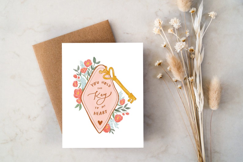 You Hold the Keys to My Heart Card – The Fourth
