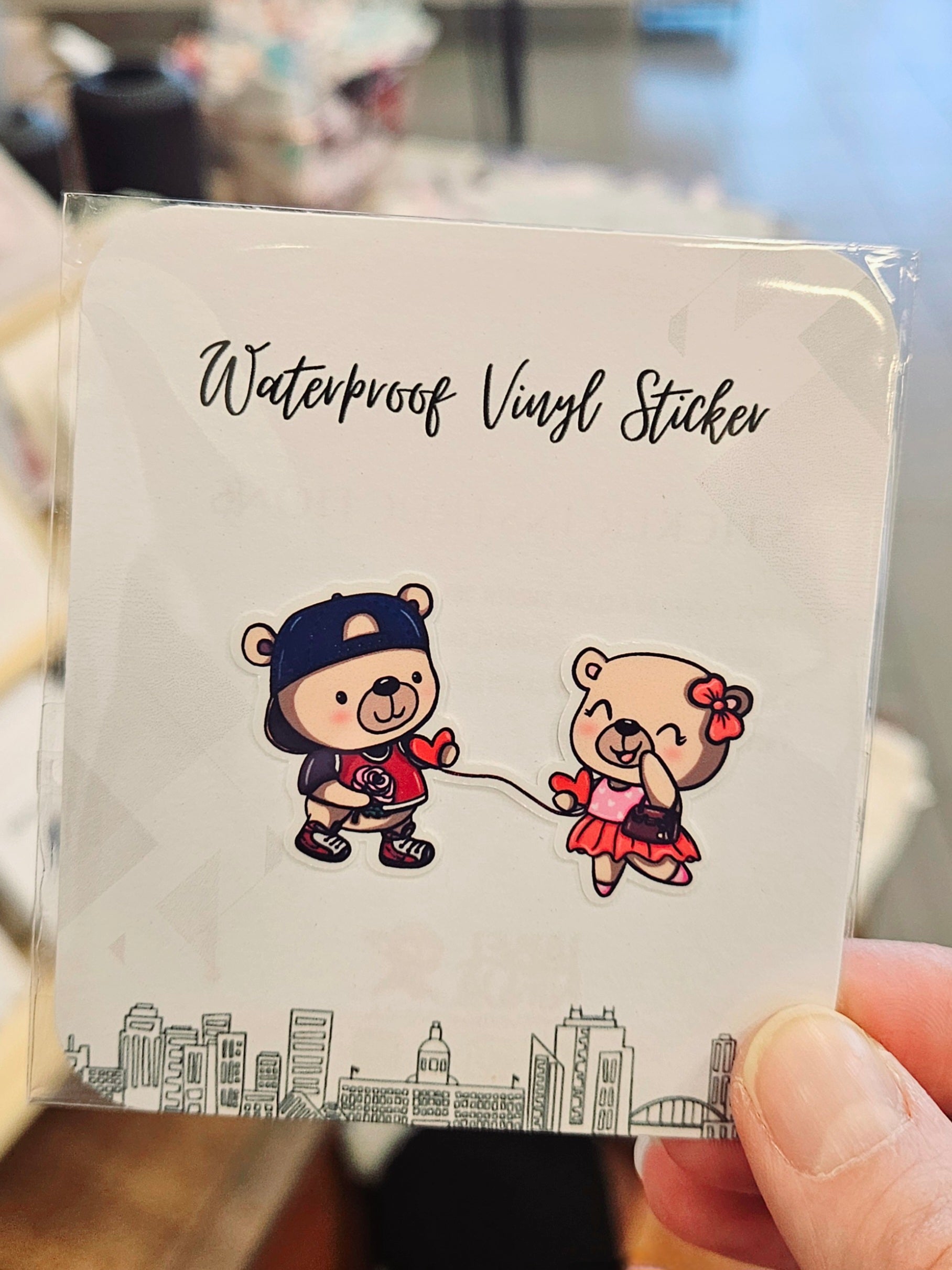 Bear Couple Sticker (1 Piece) – The Fourth