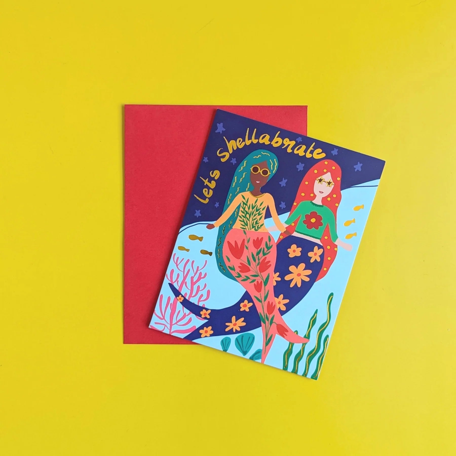 Lets Shellabrate Greeting Card – The Fourth