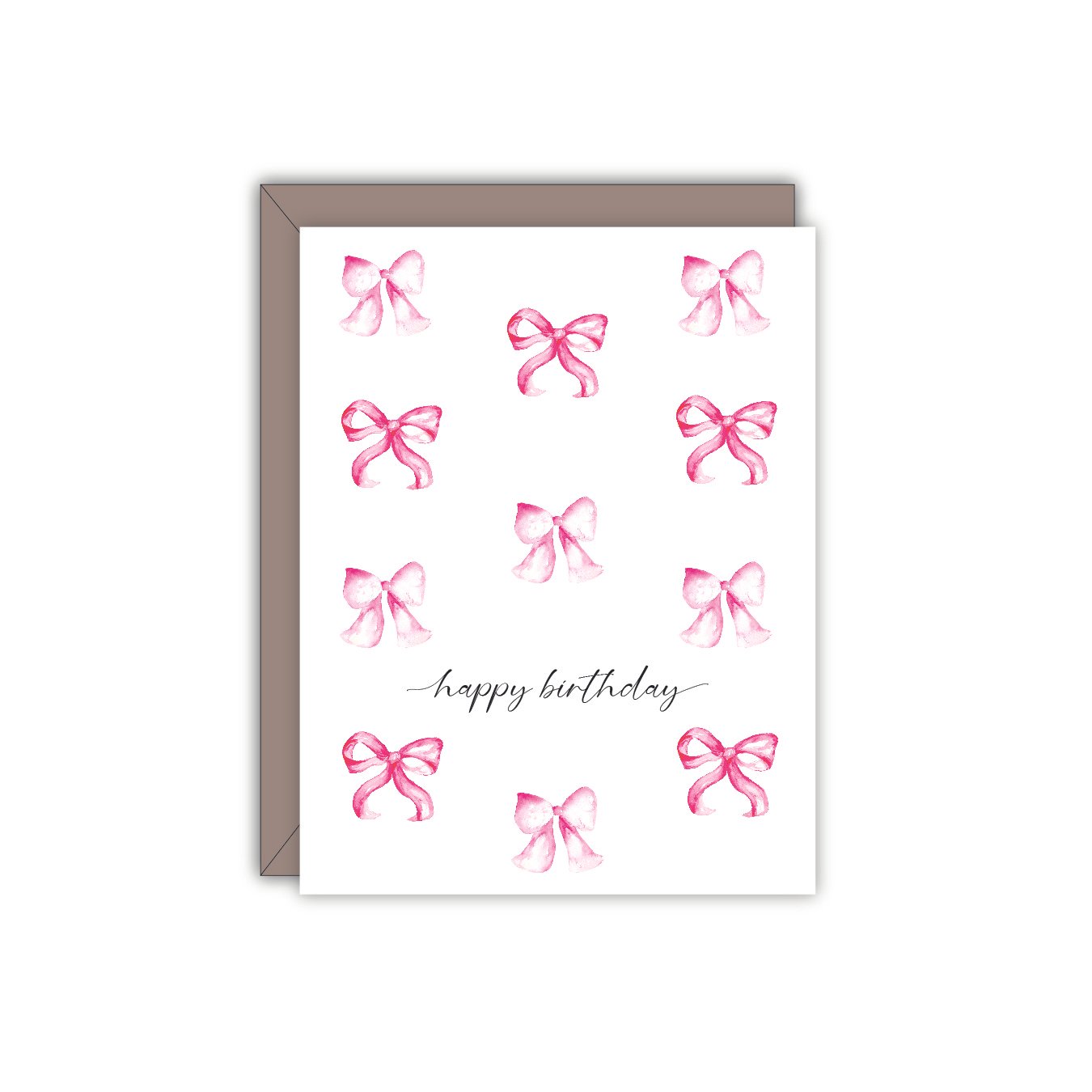 Pink Bow Coquette Birthday Card – The Fourth