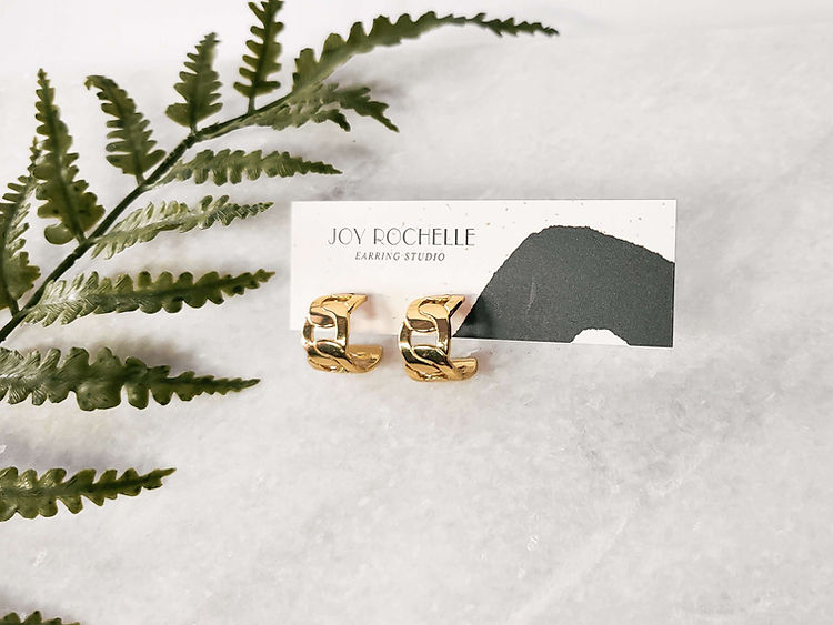 Interlocking Gold Hoops – The Fourth