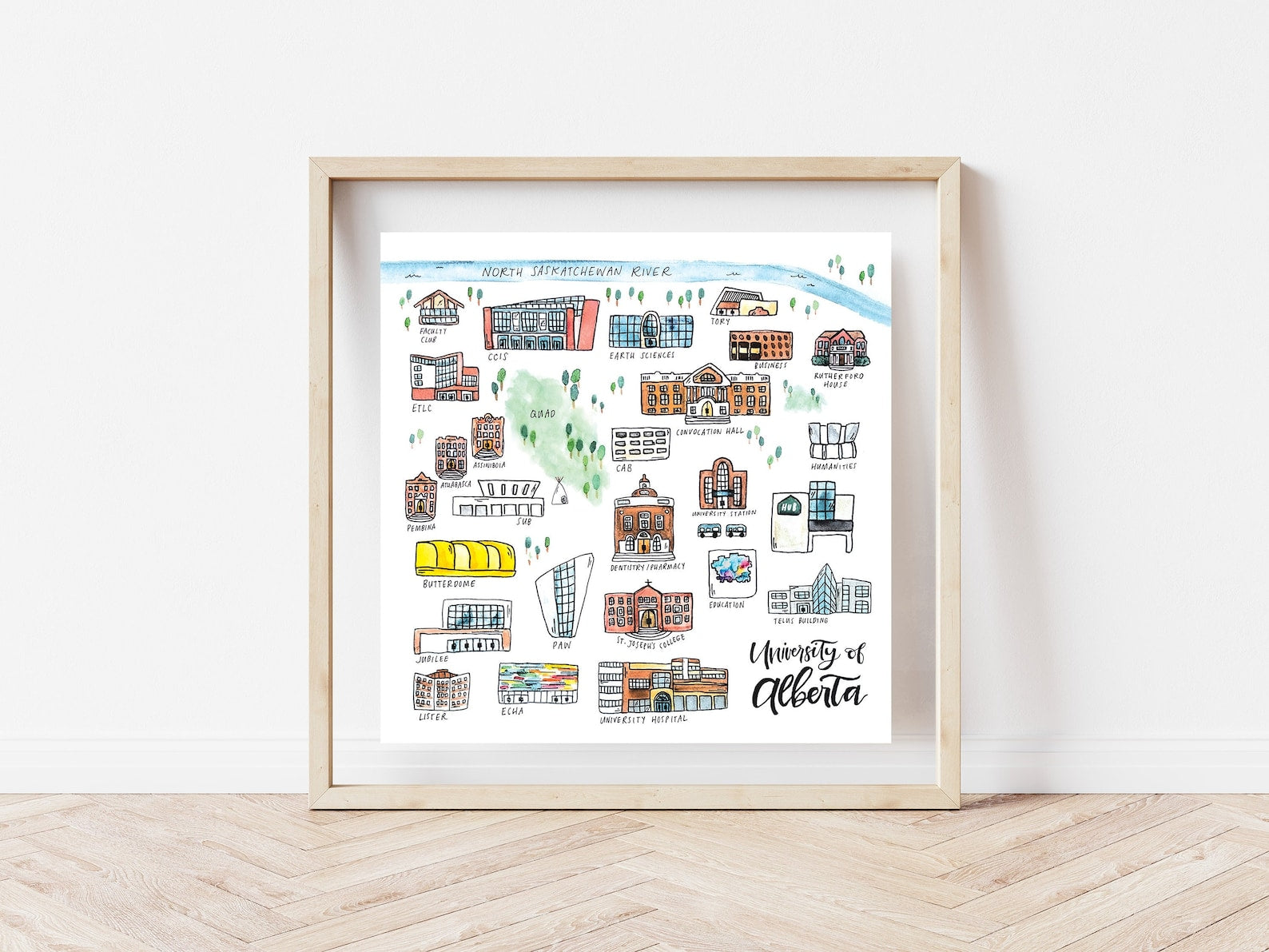 U of A Campus Map – The Fourth