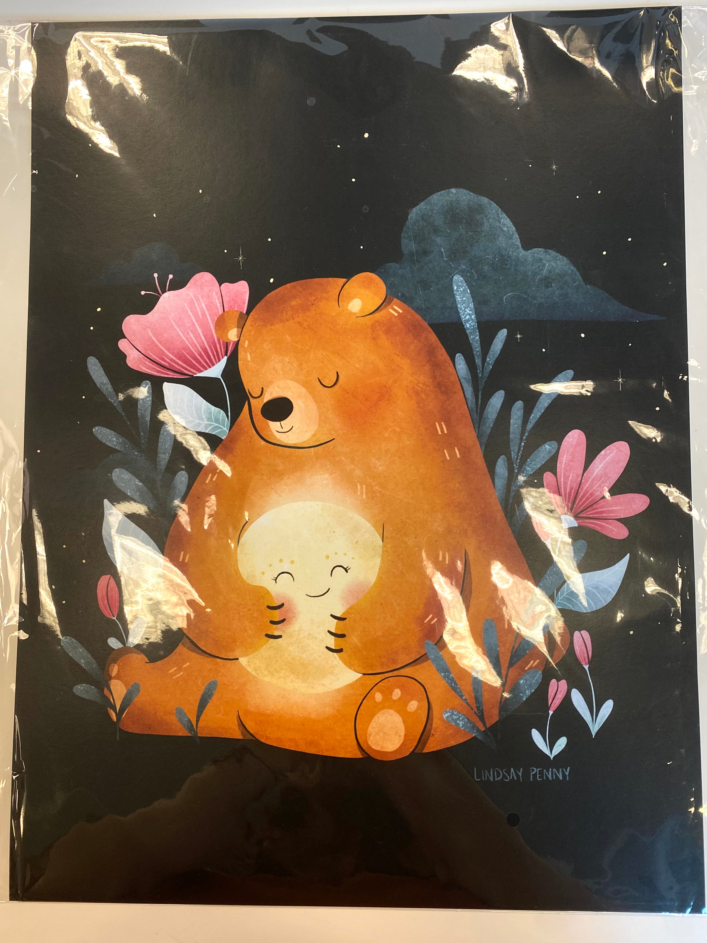 Moon Bear Hug Art Print – The Fourth