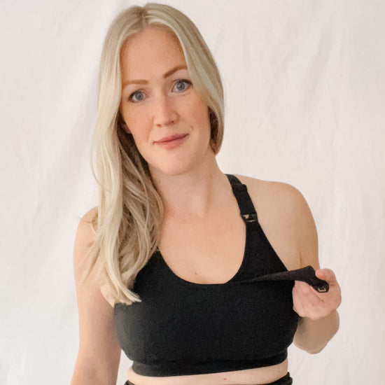 Bella Nursing Sports Bra in Black – The Fourth