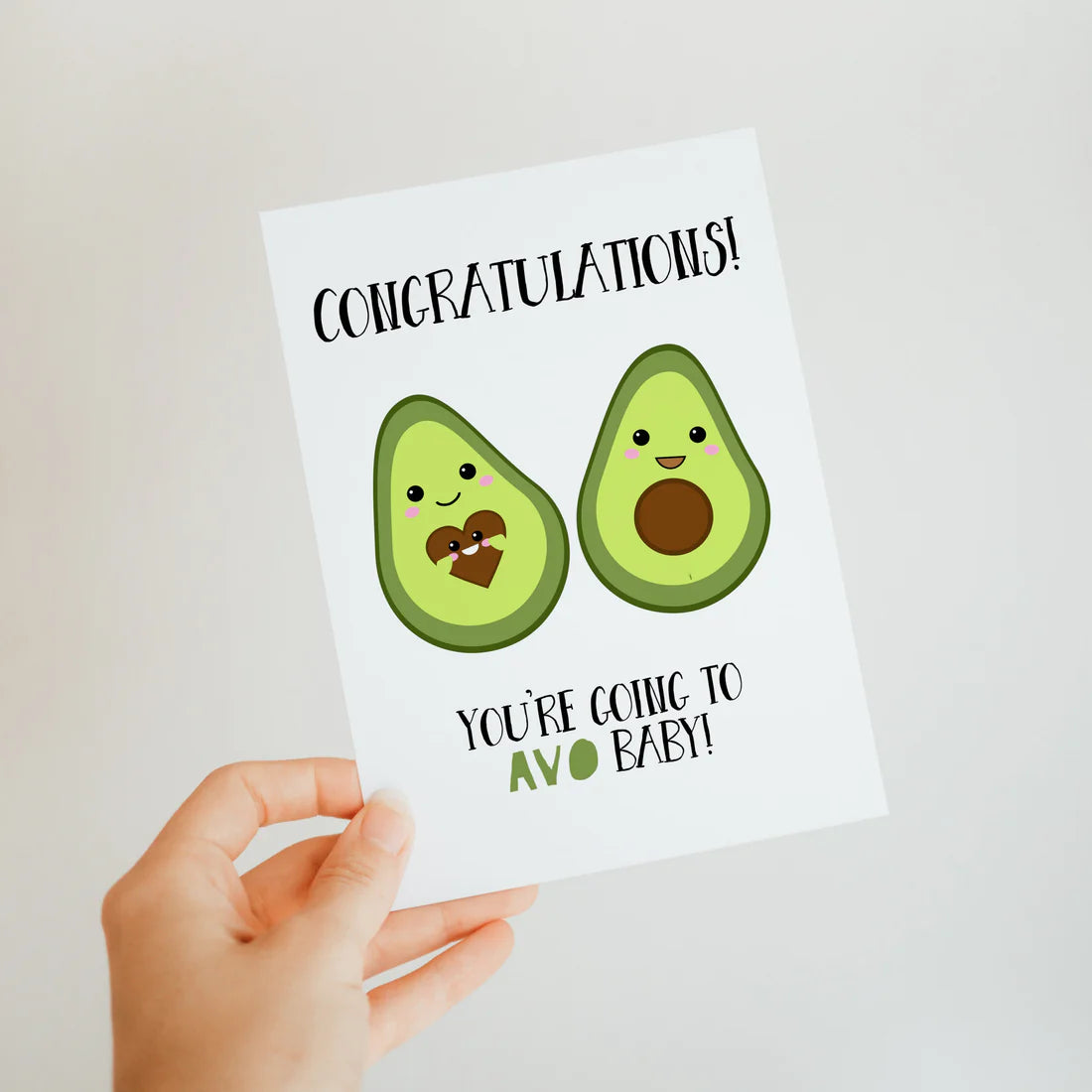 Congrats Avo Baby Card – The Fourth