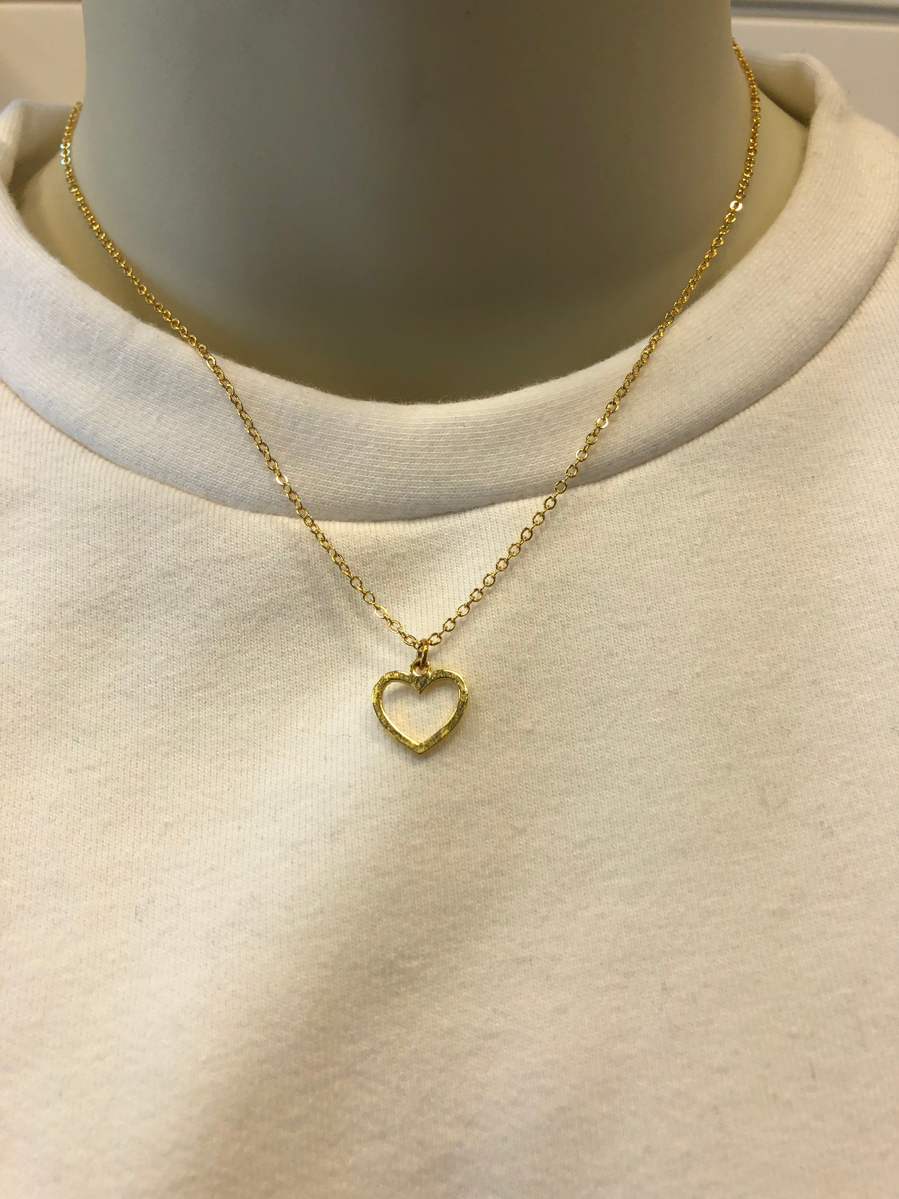Hollow Heart Necklace – The Fourth